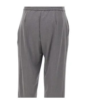 KAOS Pressed-crease Trousers With Elasticated Waist