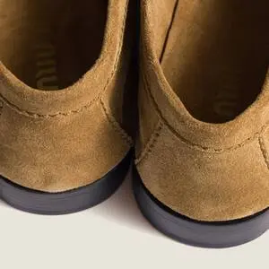 Miu Miu Logo-embossed Loafers