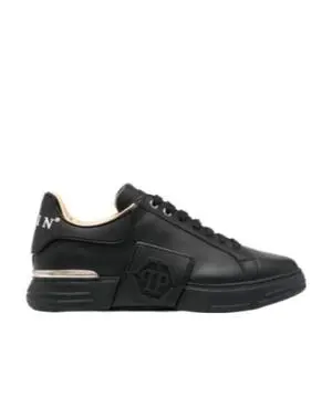 Philipp Plein Logo Plaque Low-top Sneakers - Black