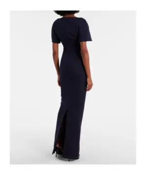 SAFIYAA LONDON Embellished Crepe Gown