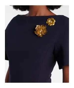 SAFIYAA LONDON Embellished Crepe Gown