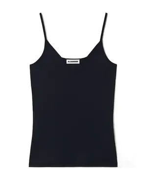 JIL SANDER Tank Top - Black