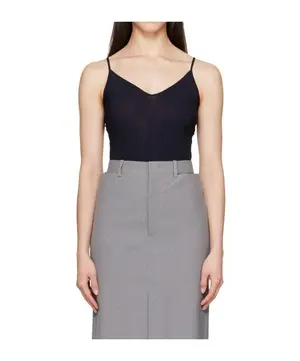 JIL SANDER V-neck Sleeveless Tank Top
