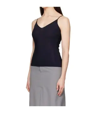 JIL SANDER V-neck Sleeveless Tank Top