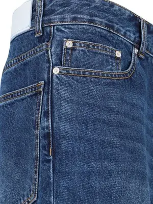 DUNST Logo Patch Wide-leg Jeans