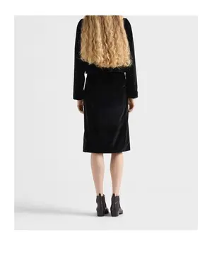 Prada Velvet Midi-skirt