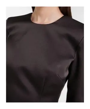 Alex Perry Draped Satin Dress