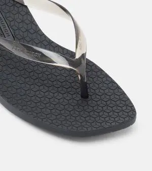 Tory Burch Thong Heeled Sandals - Black