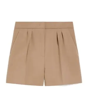 MAX MARA Max Mara Giugno Pleated High-Waisted Shorts