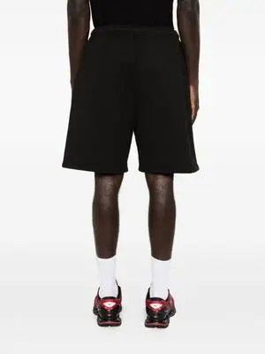 WILLY CHAVARRIA Logo Print Elastic Waist Shorts