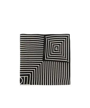 TOTEME Striped Square Scarf - Red