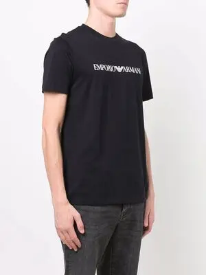 Emporio Armani Logo Printed Crewneck T-shirt