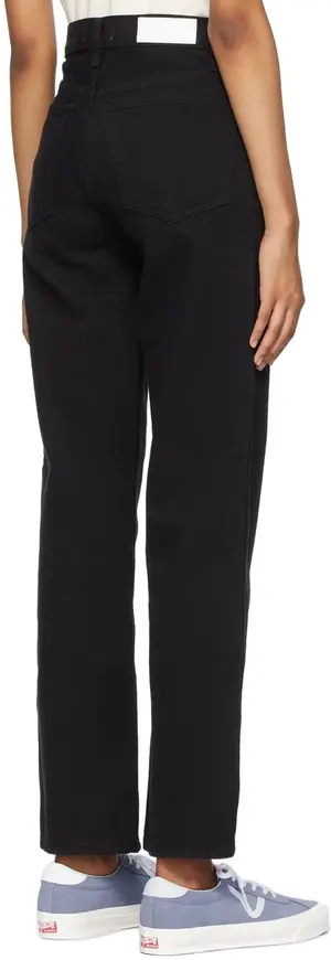 RE/DONE High-rise Stove Pipe Jeans