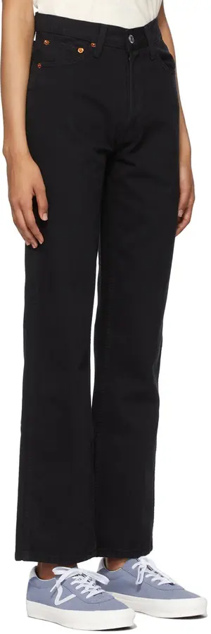 RE/DONE High-rise Stove Pipe Jeans