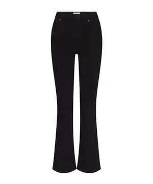 FRAME The Reboot Flared Trousers - Black