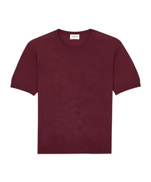 Saint Laurent Crewneck Knitted T-shirt