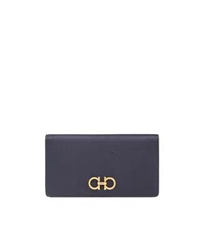 FERRAGAMO Logo Wallet - Black
