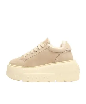 Casadei Platform Shearling Sneakers