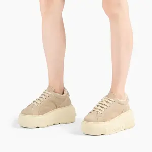 Casadei Platform Shearling Sneakers