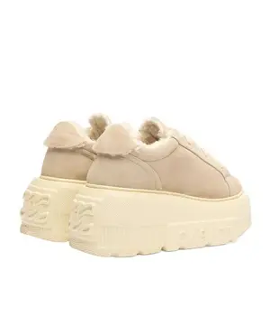Casadei Platform Shearling Sneakers
