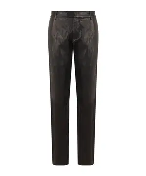 ANN DEMEULEMEESTER Espen Cropped Skinny Trousers - Black