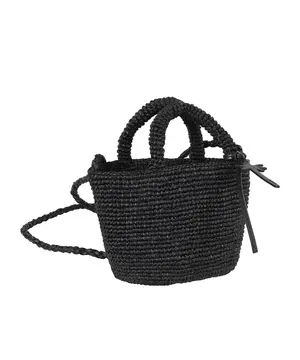 Manebí Woven Raffia Shoulder Bag