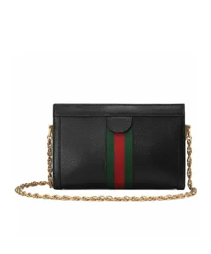 Gucci Ophidia Diagonal Shoulder Bag - Black