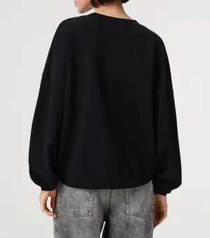 ALLSAINTS Organic Cotton Embroidered Dash Sweatshirt
