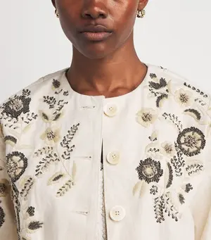 Veronica Beard Embroidered Emeren Jacket