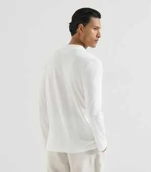 Brunello Cucinelli Linen-cotton Long-sleeve T-shirt