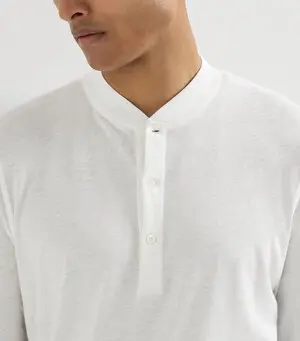Brunello Cucinelli Linen-cotton Long-sleeve T-shirt