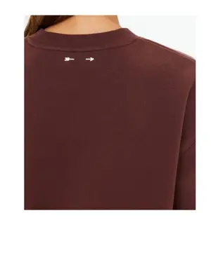 The Upside Toluca Striped Hem Sweatshirt