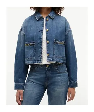 Tommy Hilfiger Flag Horsebit Relaxed Denim Jacket