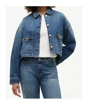 Tommy Hilfiger Flag Horsebit Relaxed Denim Jacket