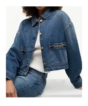 Tommy Hilfiger Flag Horsebit Relaxed Denim Jacket