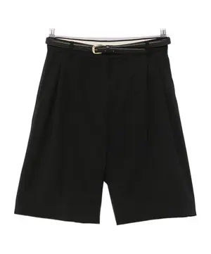 Max Mara Belt Loop Shorts - Black