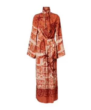 Johanna Ortiz Ollantay Jacquard Midi Dress - Multicolor