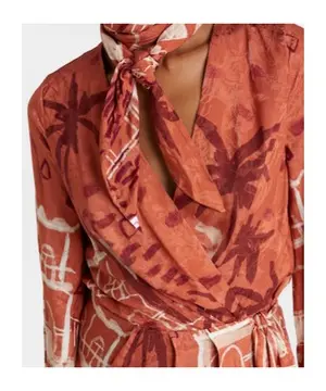 Johanna Ortiz Ollantay Jacquard Midi Dress - Multicolor