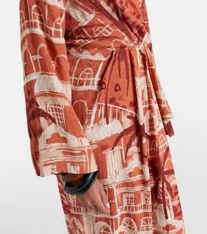 Johanna Ortiz Ollantay Jacquard Midi Dress - Multicolor
