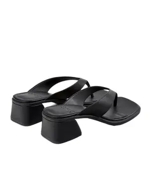 Camper Leather Thong Heeled Sandals