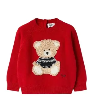 IL GUFO Emroidered Jumper - Red