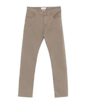 Jacob Cohen Belt Loop Casual Pants - Nude