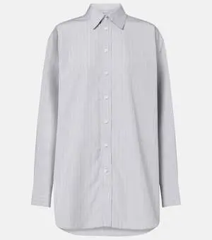 Phoebe Philo Striped Cotton Poplin Shirt