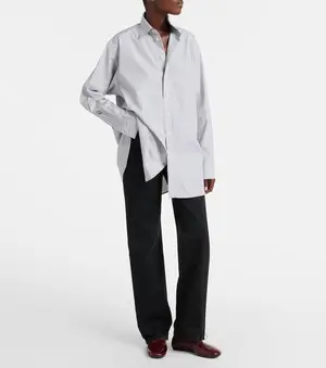 Phoebe Philo Striped Cotton Poplin Shirt