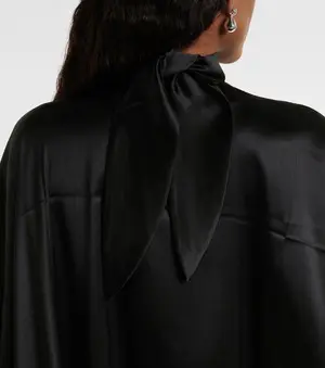 Phoebe Philo Silk-blend Satin Top