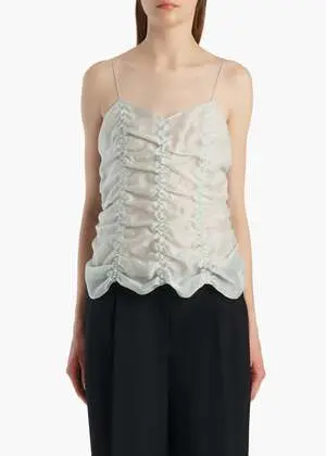 Khaite Inara Top - Ice Green