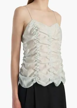 Khaite Inara Top - Ice Green