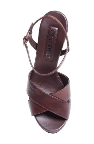 Miu Miu Platform Sandal