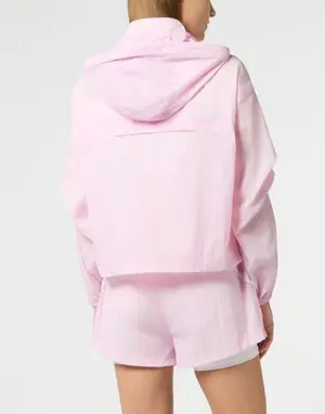 PLEIN SPORT Windbreaker Jacket Scratch - Rose/pink
