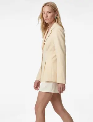 KOTON Zdnu 81041892 Long Sleeve Notched Lapel Blazer